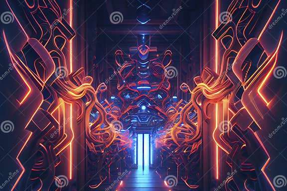 Interdimensional Travel and Parallel Universes, Ai Illustration Stock ...