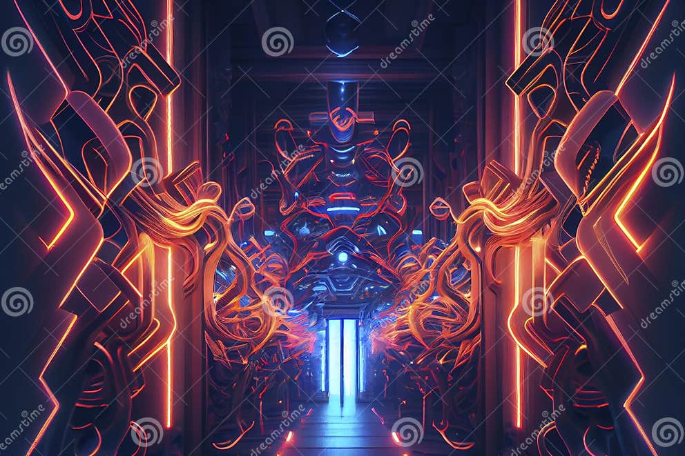 Interdimensional Travel and Parallel Universes, Ai Illustration Stock ...