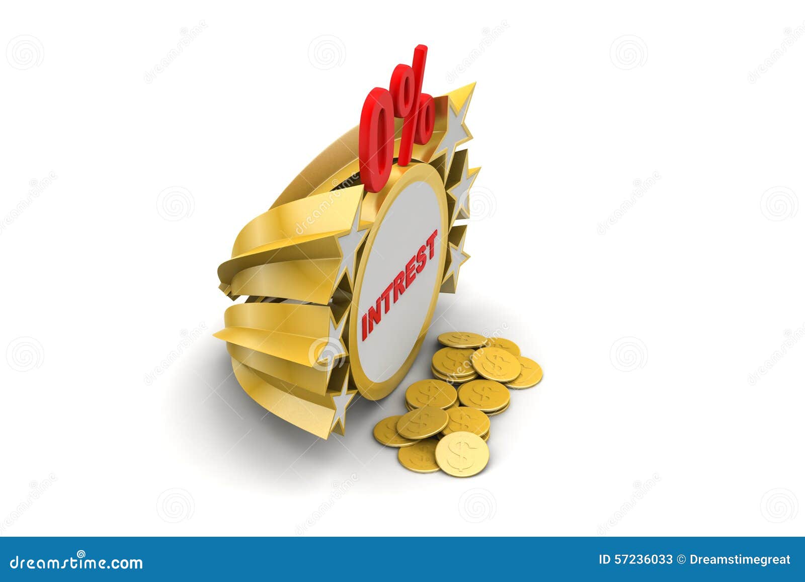 Interest rate banner stock illustration. Illustration of fashion - 57236033