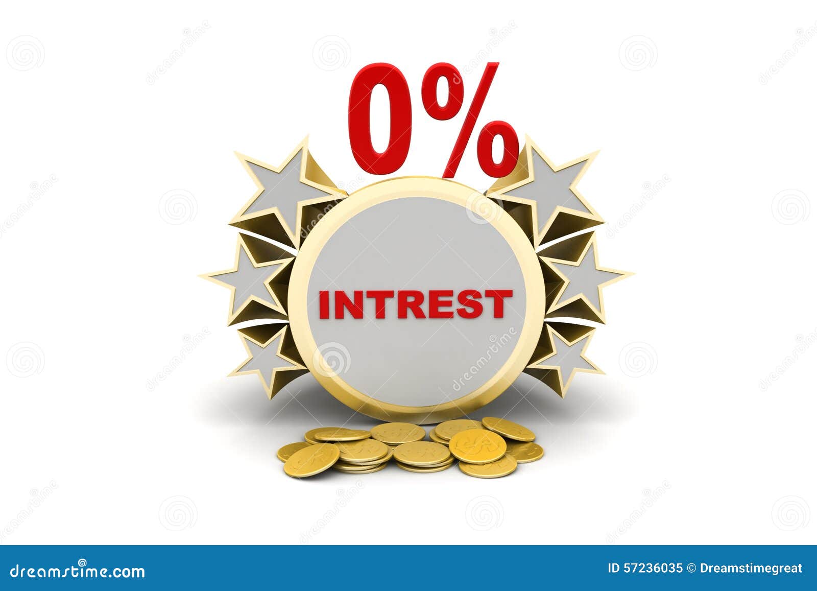 Interest rate banner stock illustration. Illustration of label - 57236035
