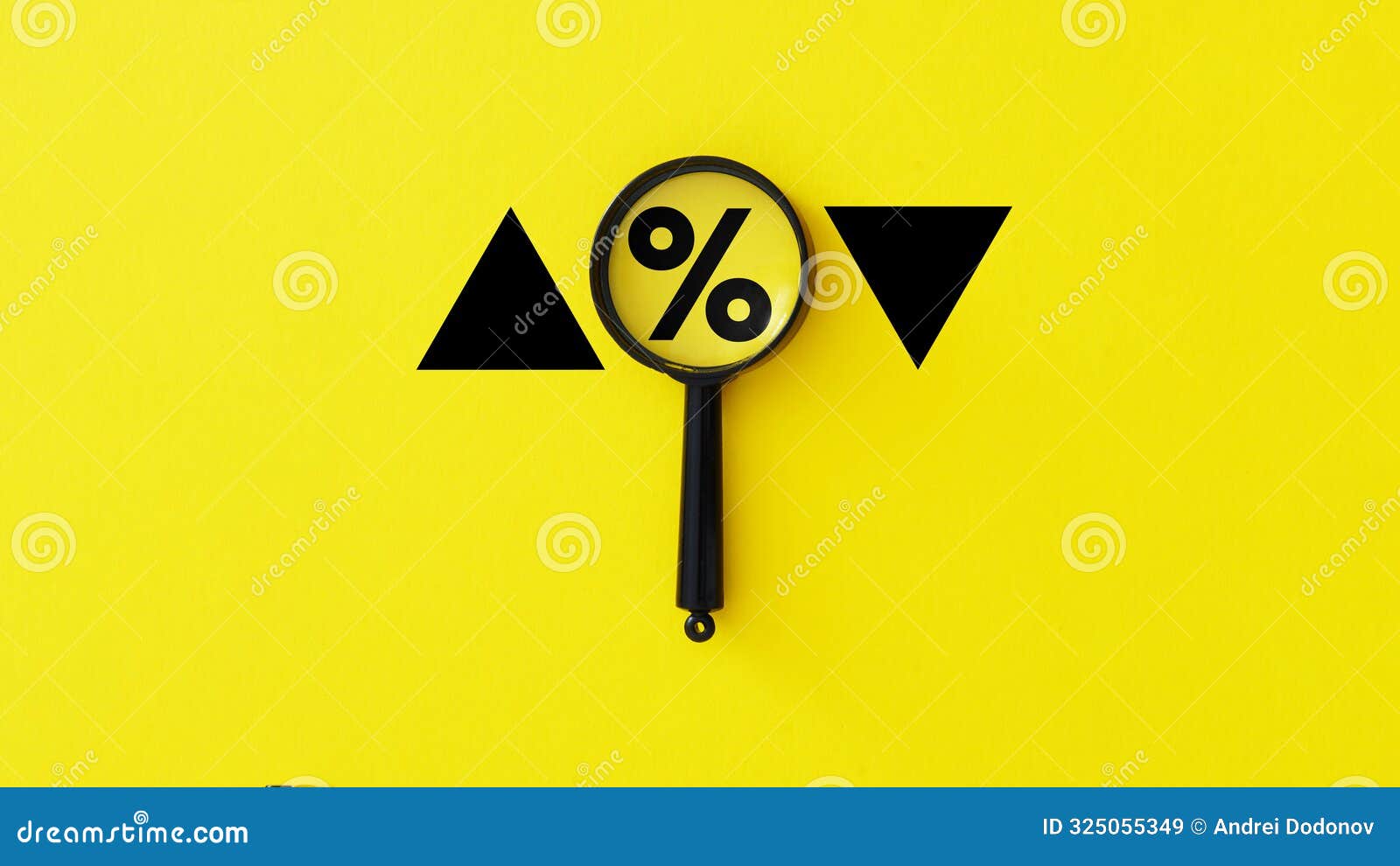 Interest Rate Dynamics Concept. Interest Rates are Going Down or Up ...