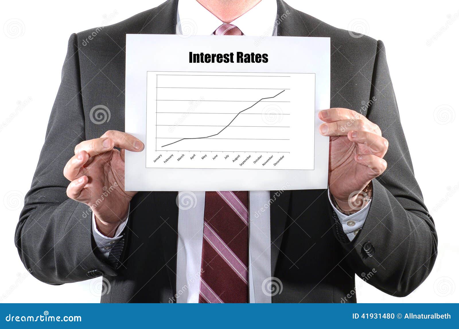 Interest Rate Hikes stock photo. Image of document, success - 41931480