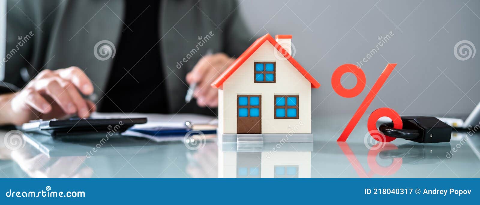 Interest Rate and Profit Lock Stock Image - Image of concept, financial ...