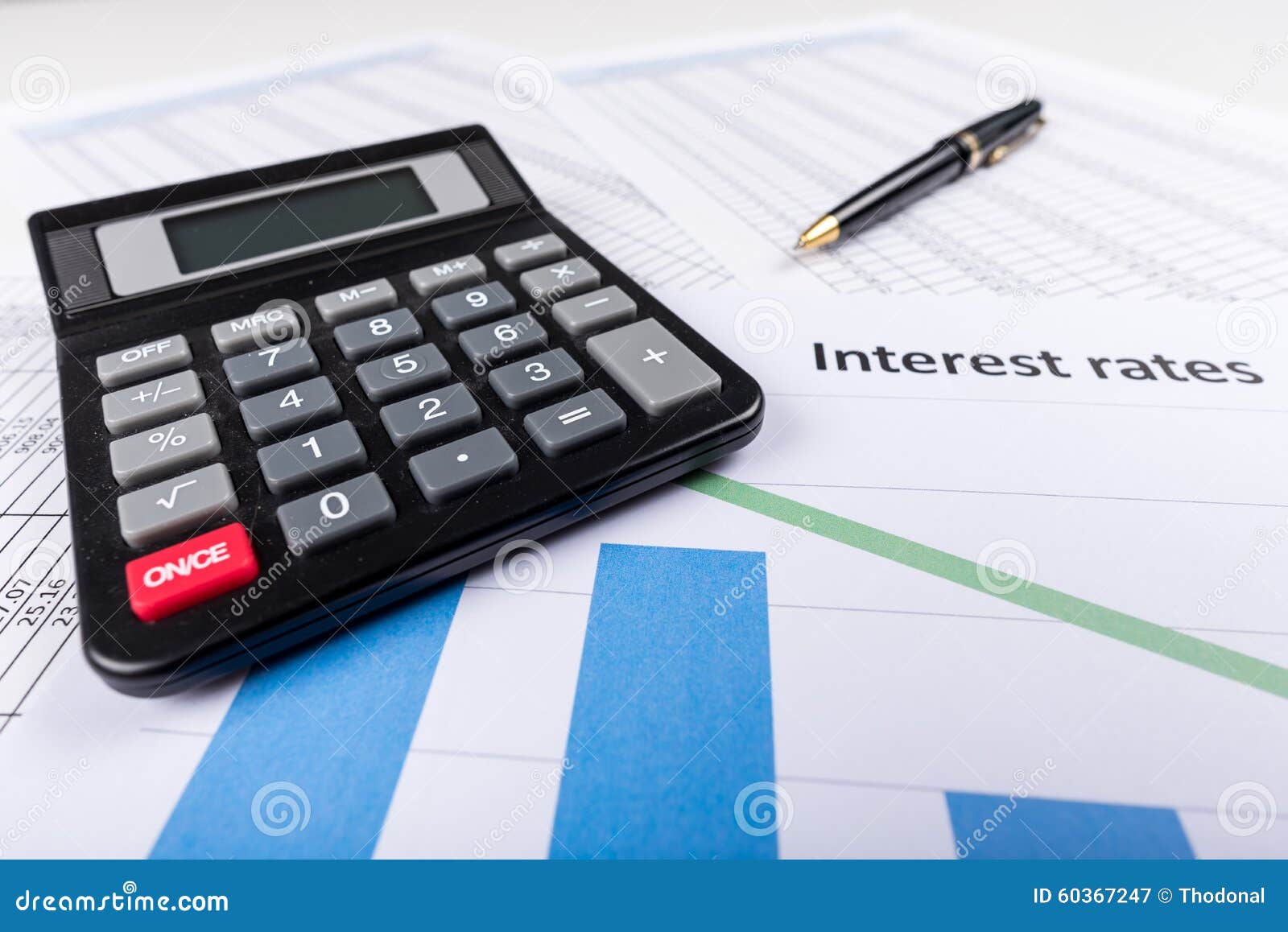 Interest rates stock image. Image of interest, risk, paper - 60367247