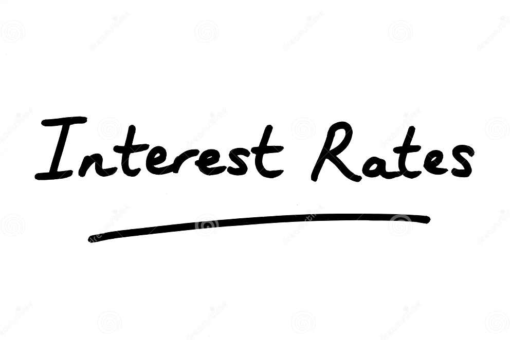 Interest Rates stock illustration. Illustration of business - 206855329