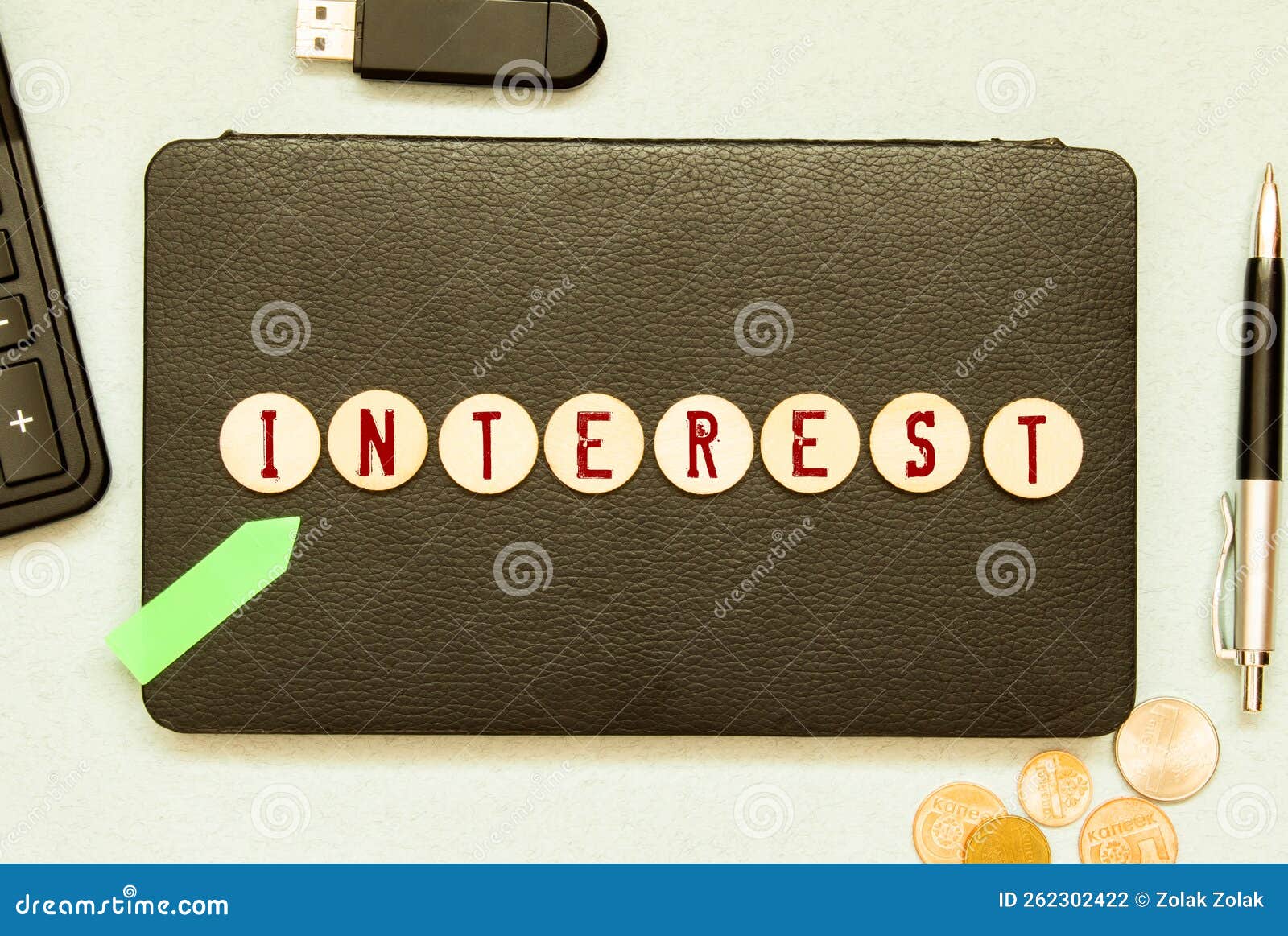 INTEREST Word Made with Building Blocks, Concept Stock Photo - Image of ...