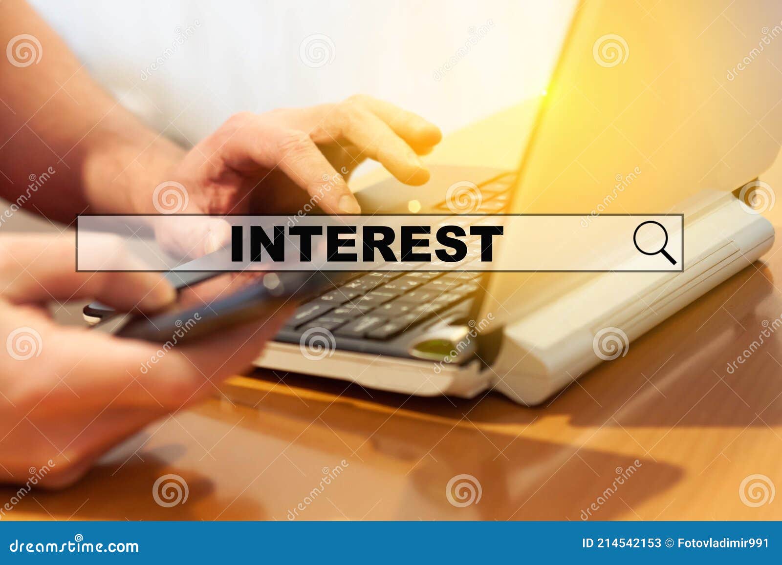 INTEREST Word in the Search Query of a Sales Director Working Remotely ...