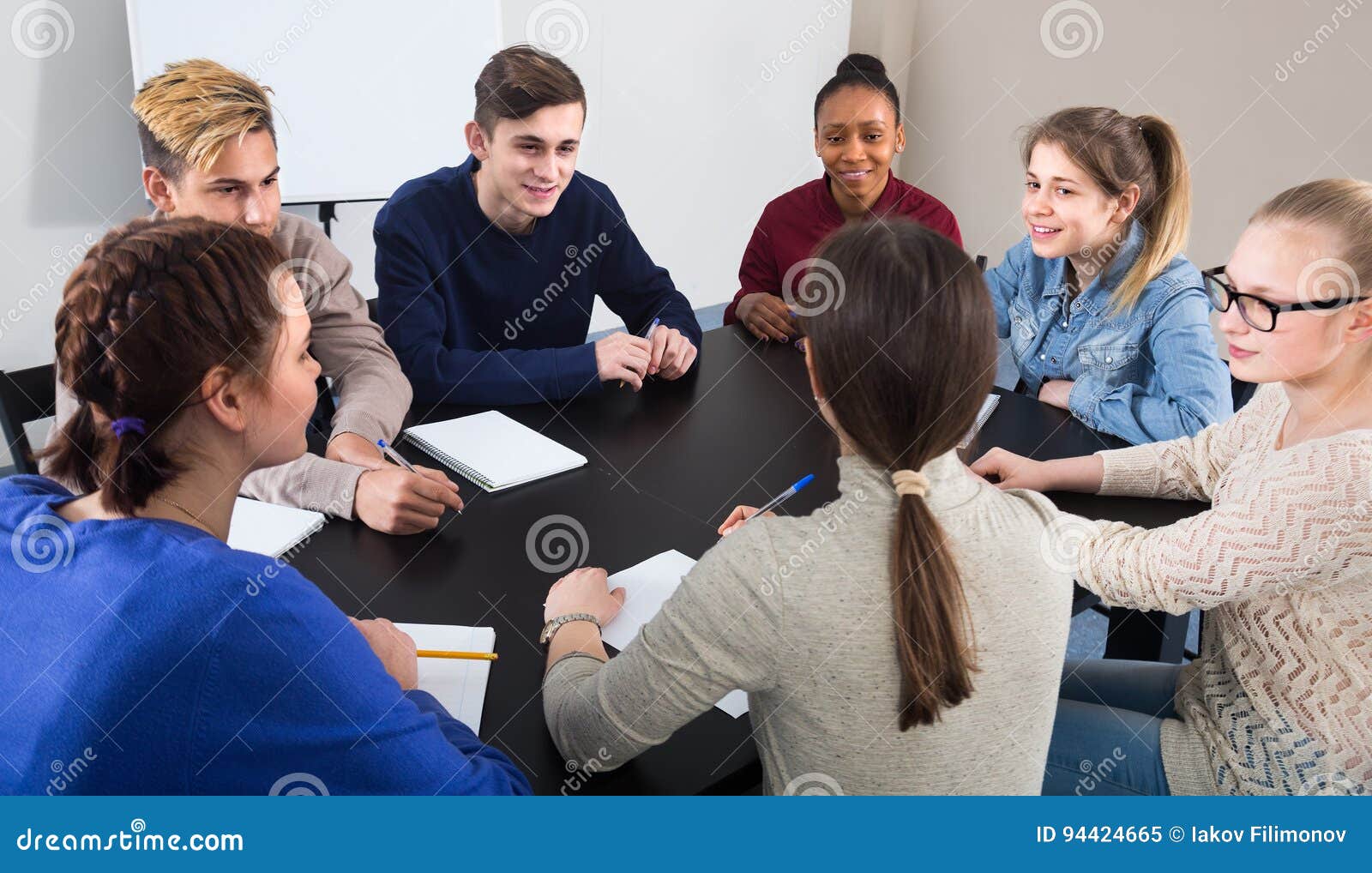 Interested Classmates Having Difficult Project To Complete during Class ...