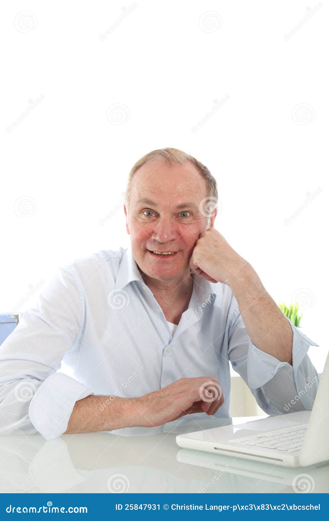 Interested Enthusiastic Businessman Stock Image - Image of expression ...