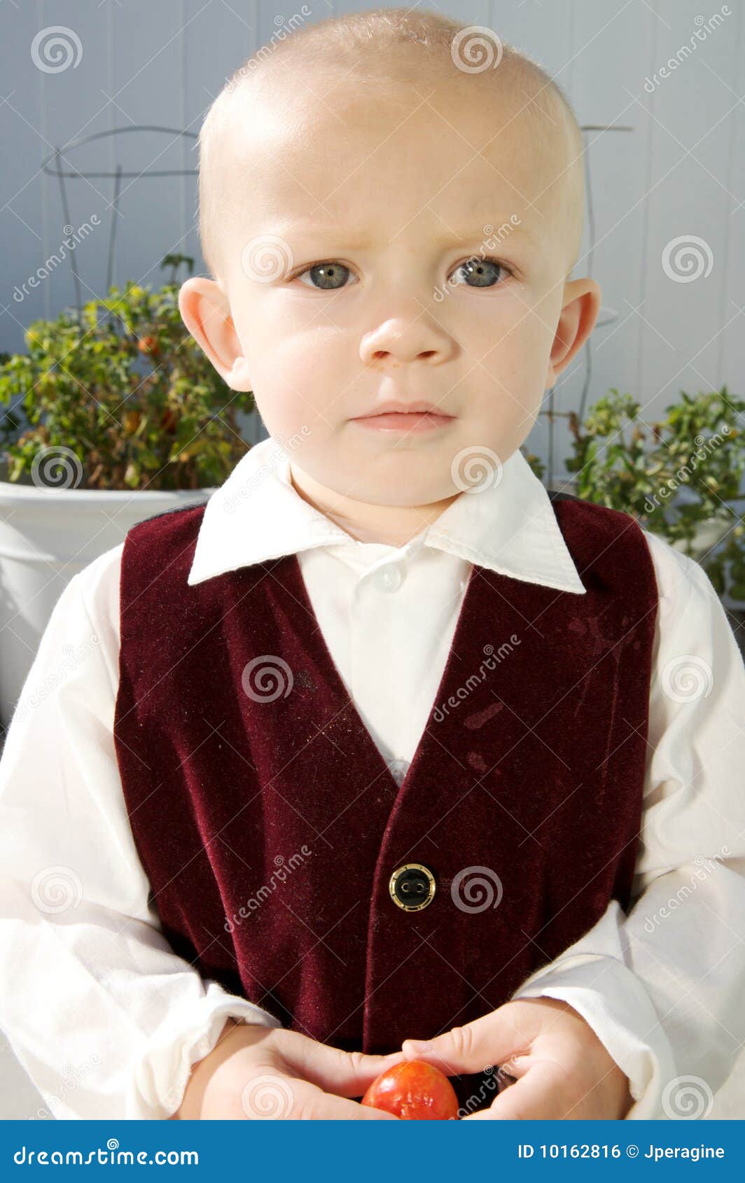 Interested Little Boy, Deep Thinking Stock Photo - Image of background ...
