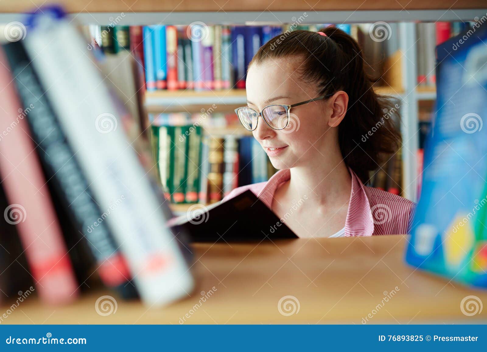 Interested reader stock image. Image of education, clever - 76893825