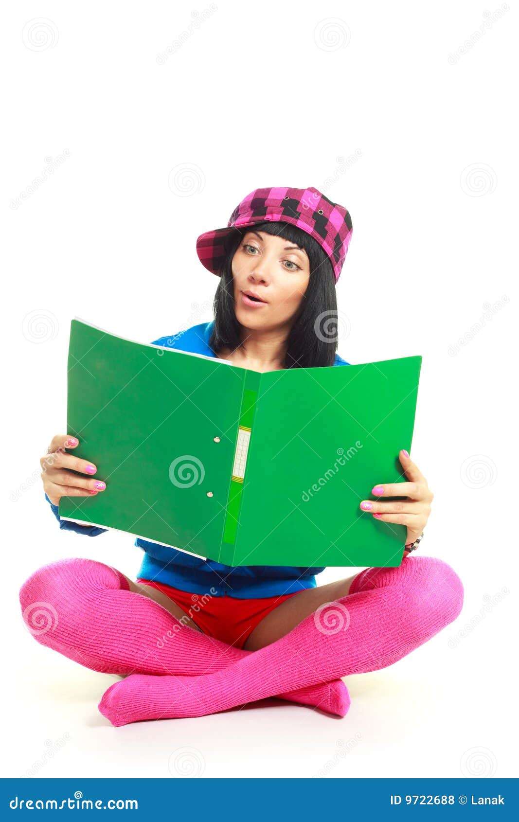 Interested student stock photo. Image of girl, alone, education - 9722688
