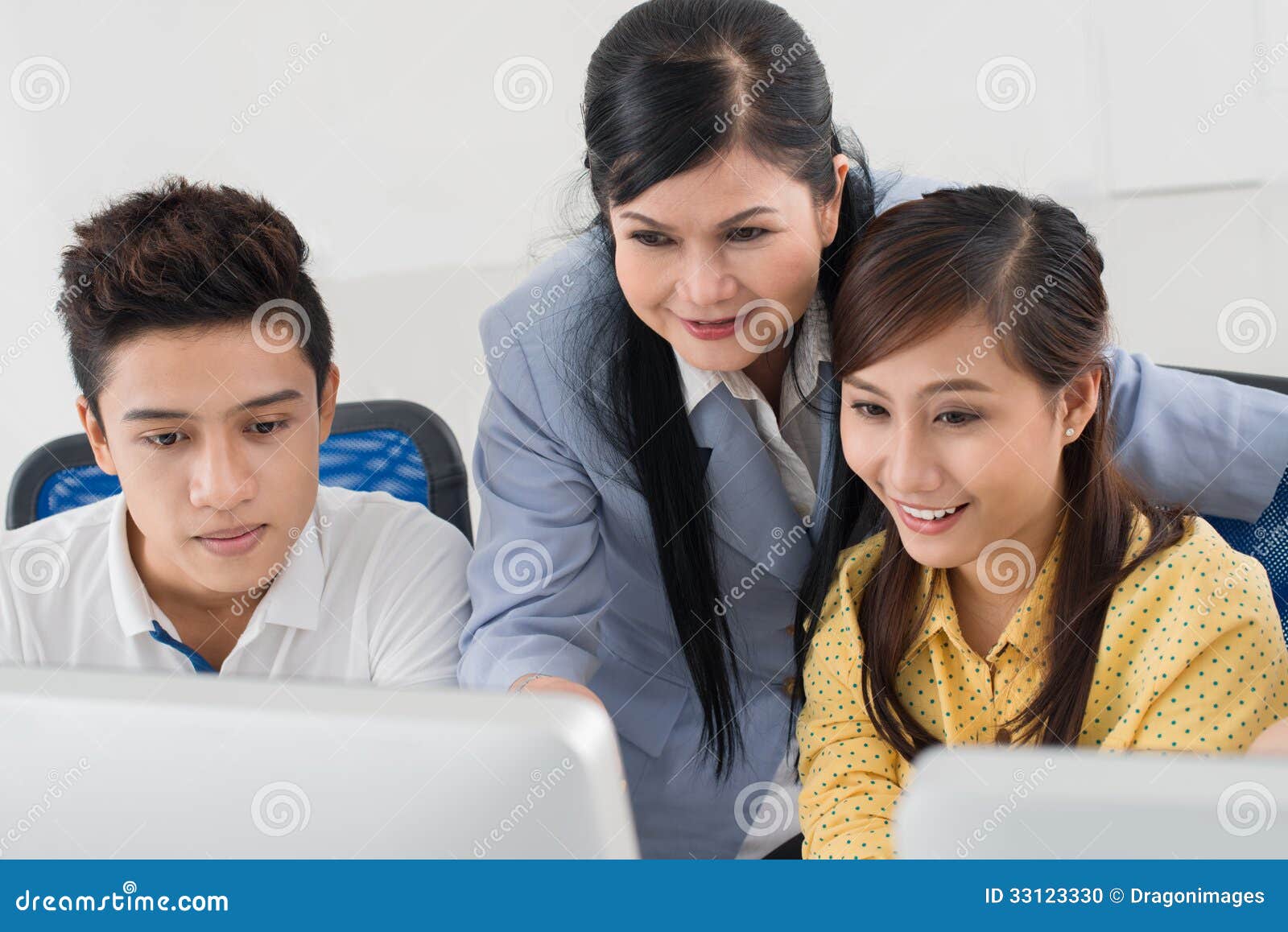 Interested in studying stock photo. Image of cute, excited - 33123330
