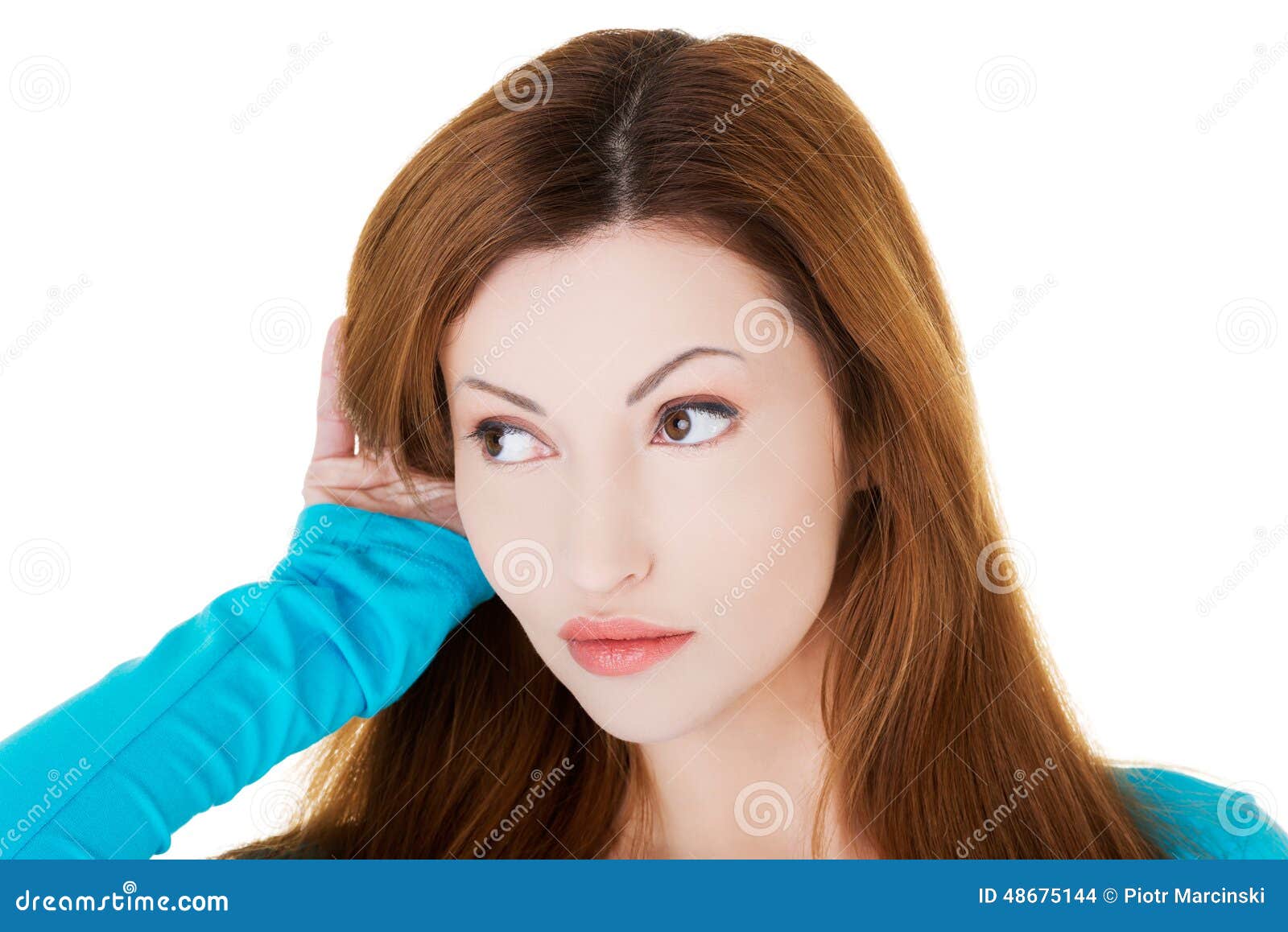 Interested Woman Stock Photography | CartoonDealer.com #18173126