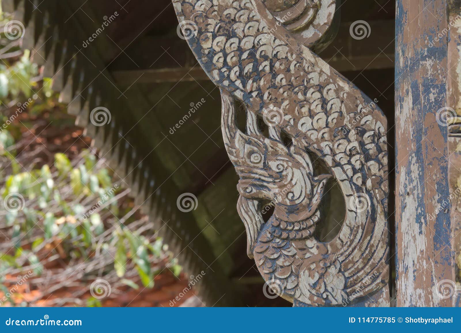 An Interesting Ancient Thai Architectural Feature, Placed at the Bottom ...