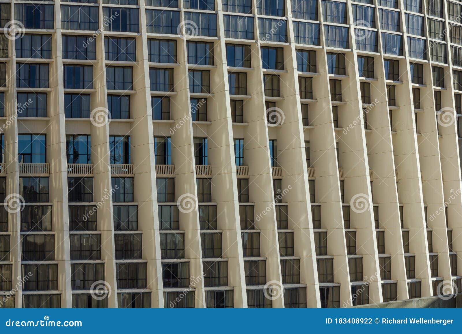 Interesting Architectural Pattern Created by Extended Walls Stock Photo ...
