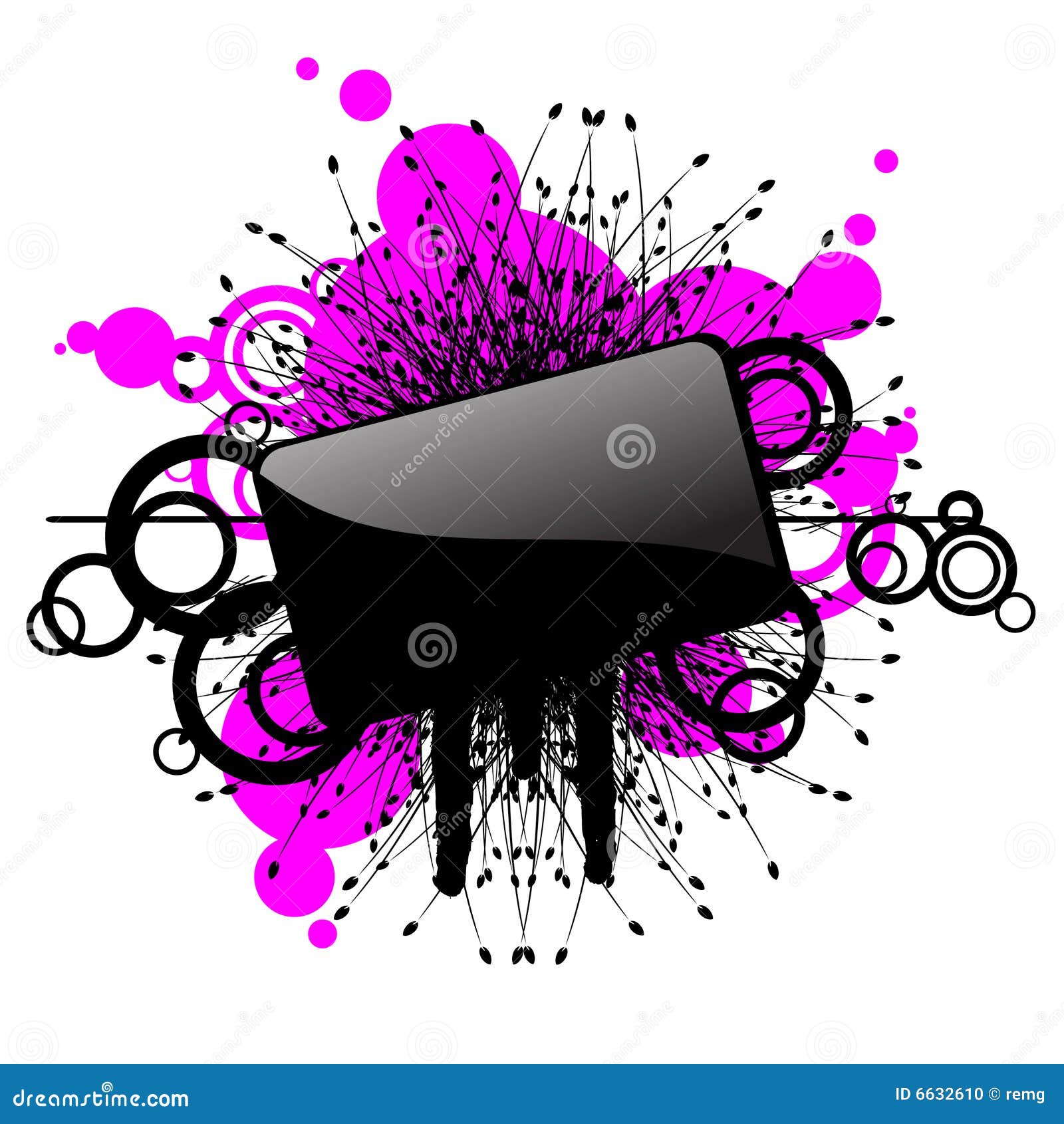 Interesting Banner stock illustration. Illustration of design - 6632610