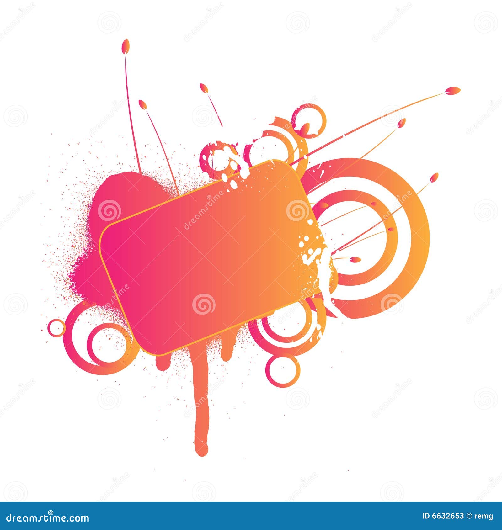 Interesting Banner stock illustration. Illustration of grunge - 6632653