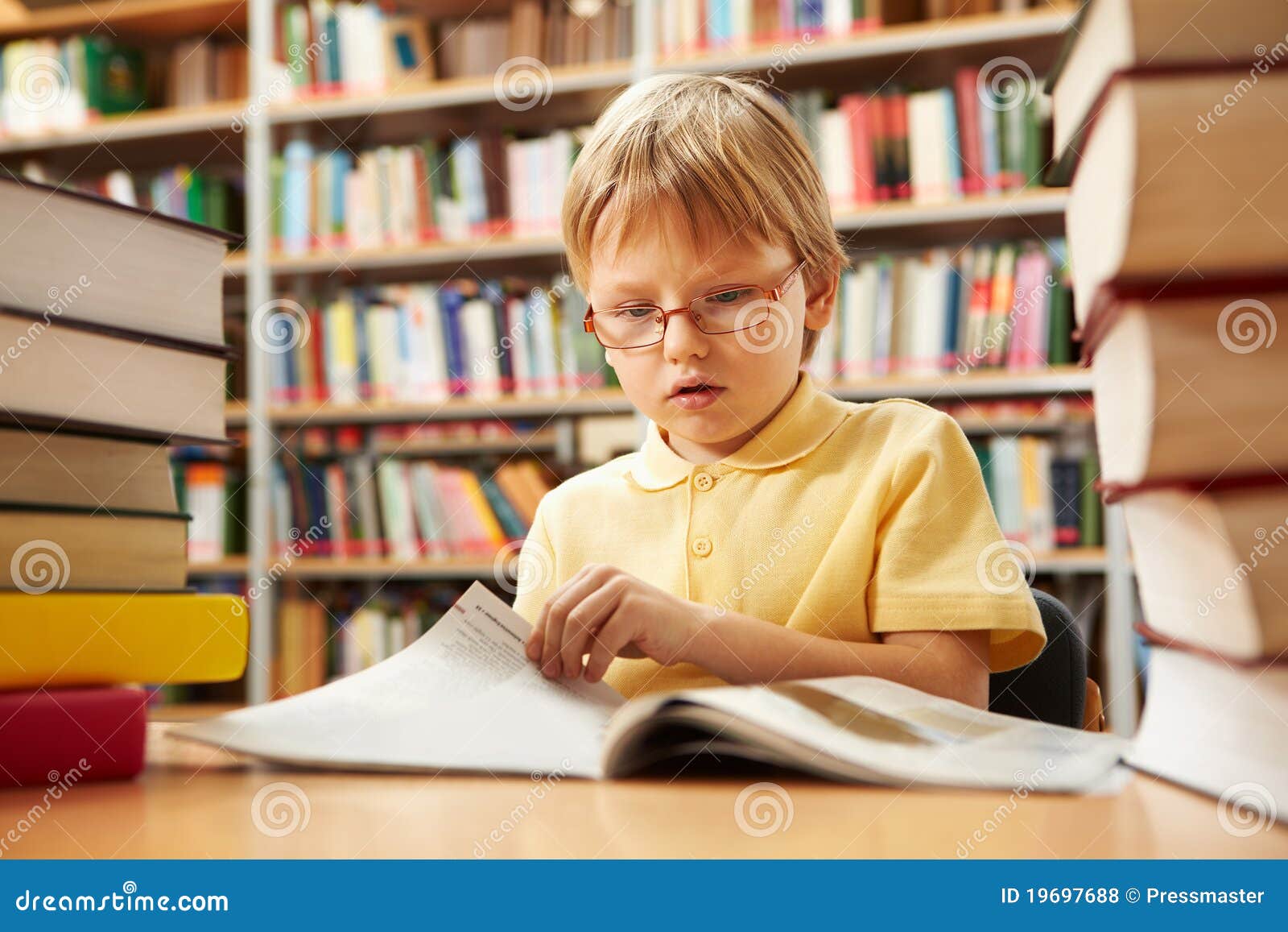 Interesting book stock photo. Image of portrait, clever - 19697688