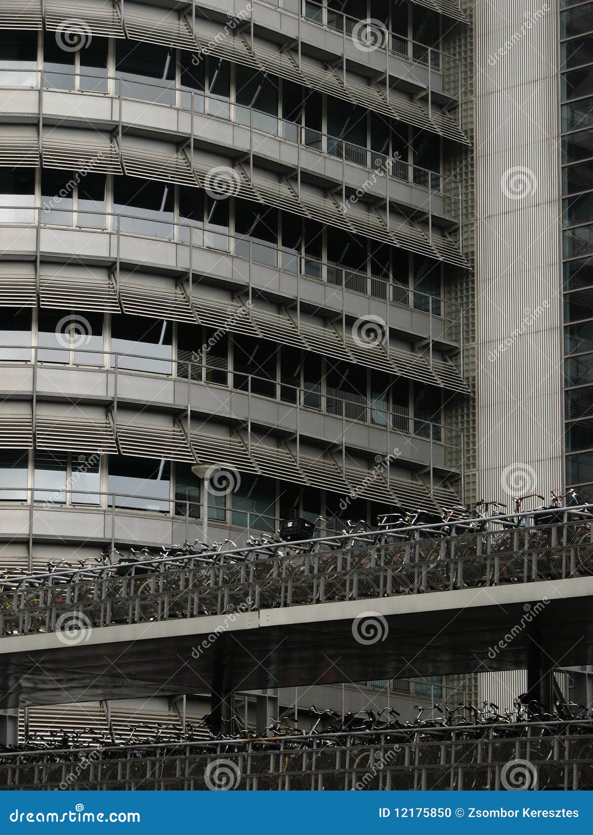 Interesting building stock photo. Image of concrete, side - 12175850