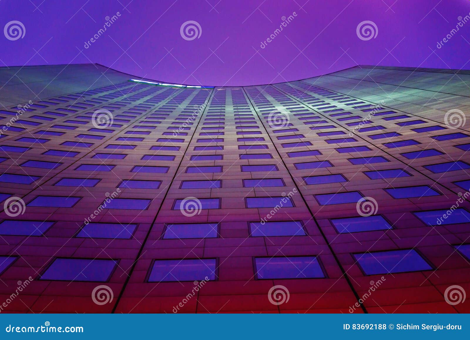 Interesting Building and Colors Stock Photo - Image of cityscape ...