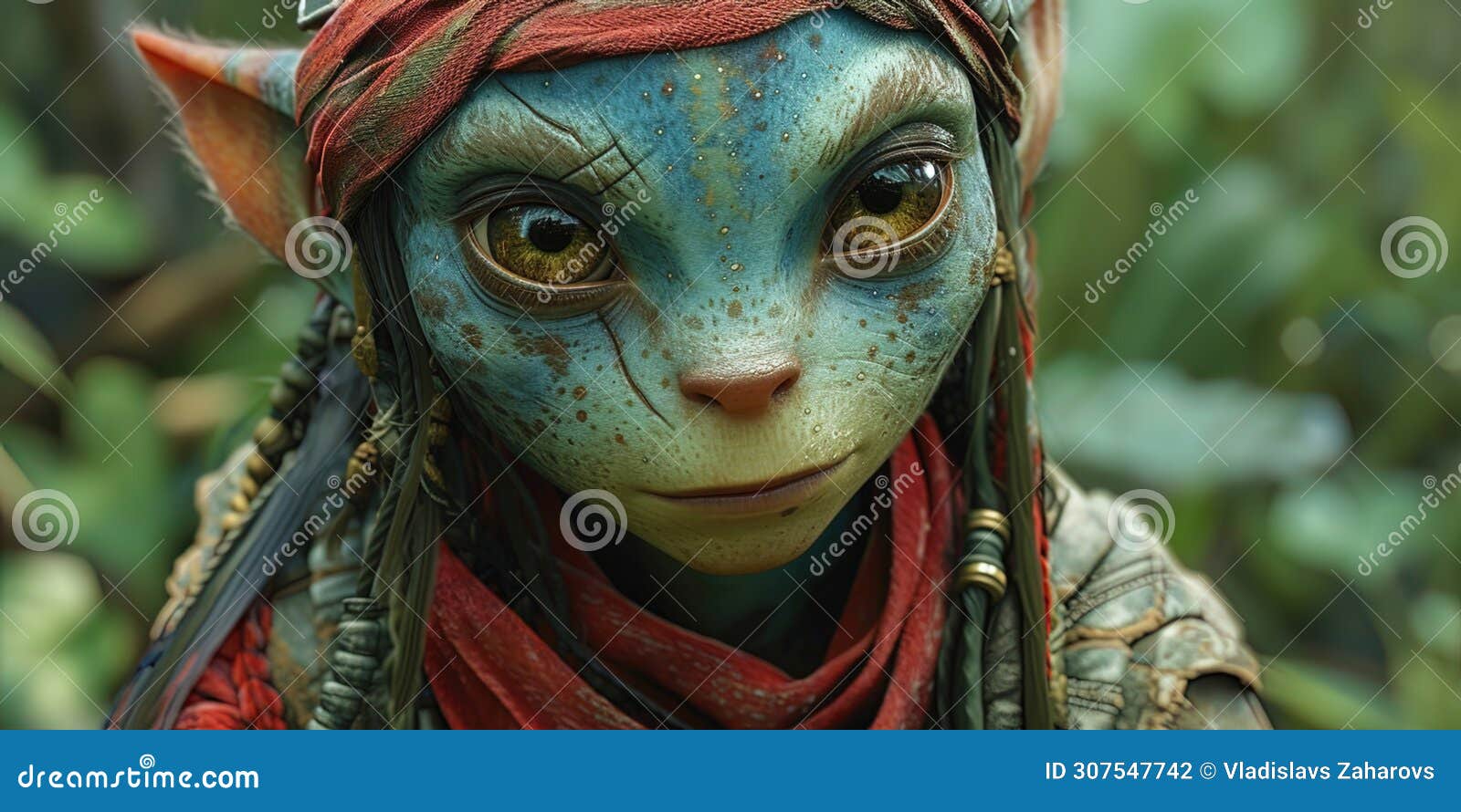 An Interesting Character in an Animated Game Universe, Combining ...