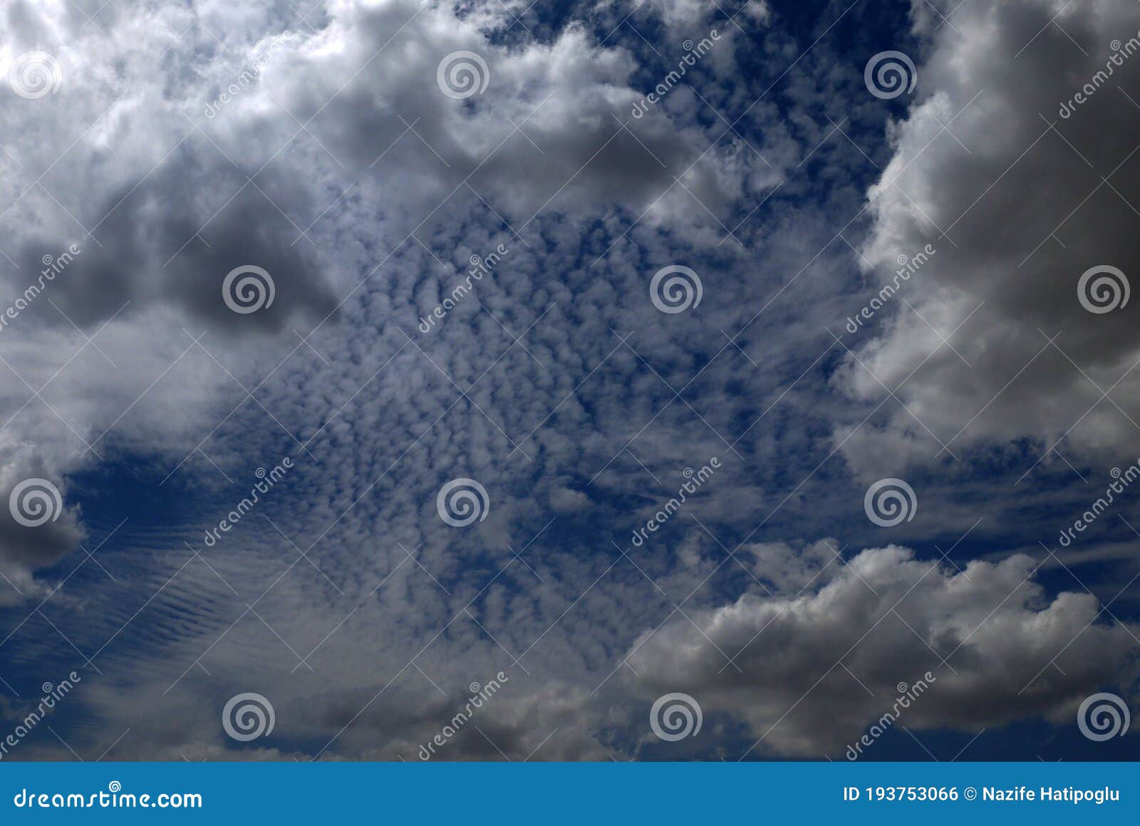 Interesting Cloud Shapes, Imagination and Clouds in the Sky Stock Photo ...