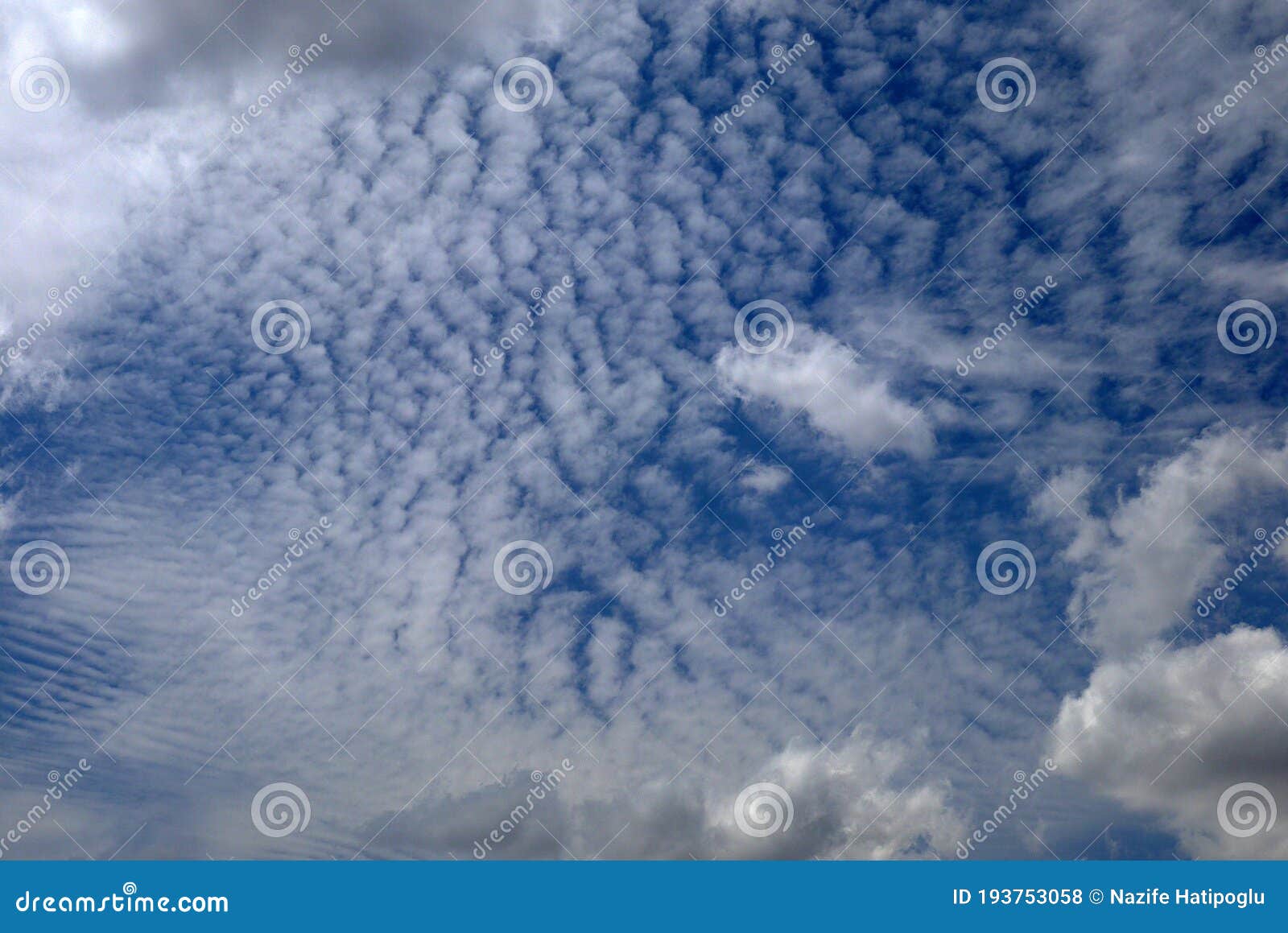Interesting Clumps of Clouds, Clouds and Dreams in the Sky Stock Photo ...