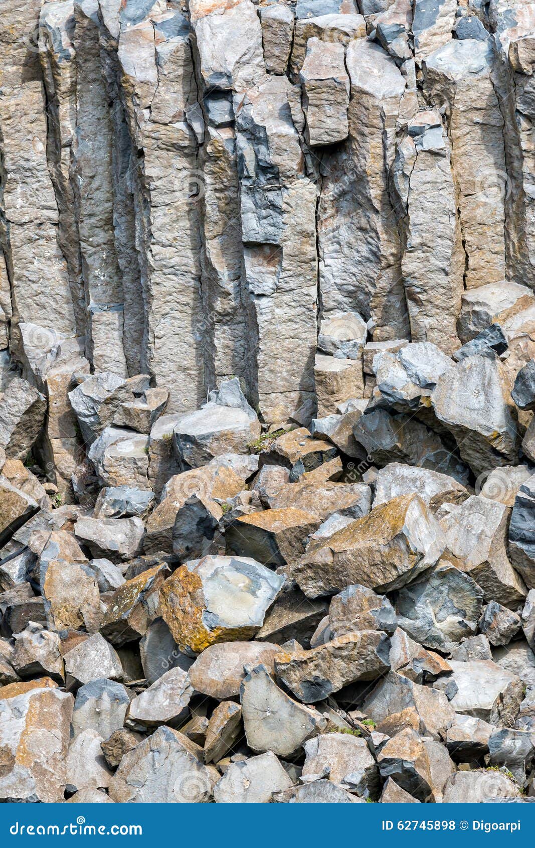 Interesting Columnar Basalt Stock Photo - Image of vacation, basalt ...