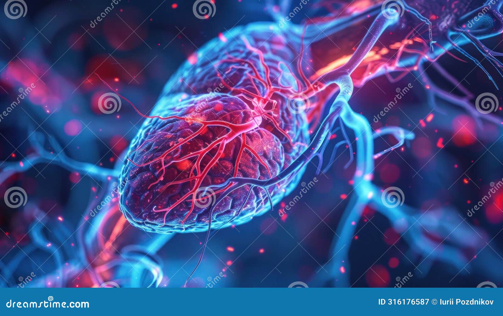 Abstract liver with veins stock image. Image of experiment - 316176587