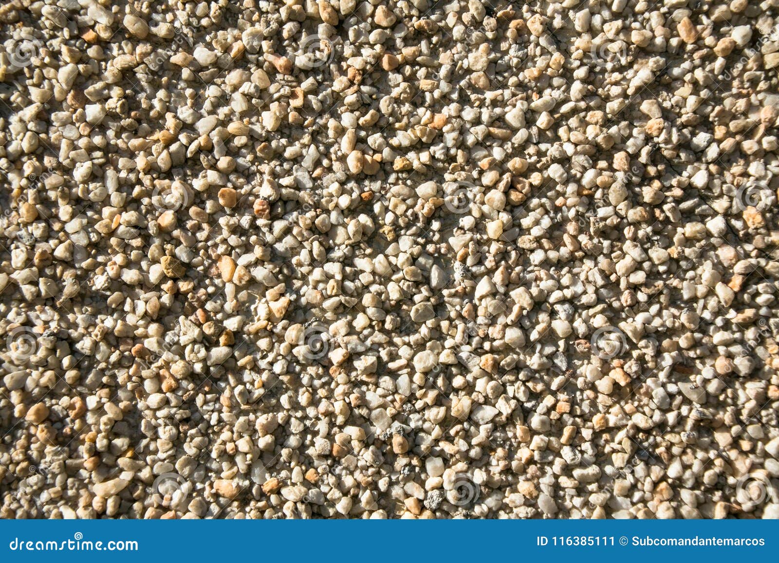 Fragment of a Outdoor Coating Made of Grey Scabrous Sand, Closeup ...