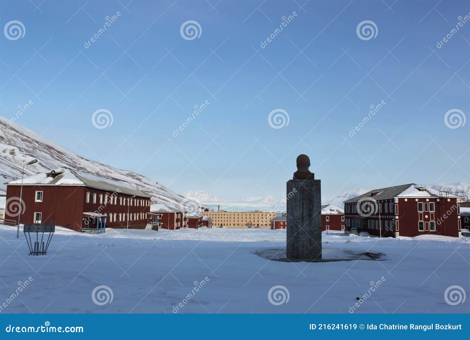 Abandoned Russian Ghost Town Pyramiden in Svalbard Stock Image - Image ...