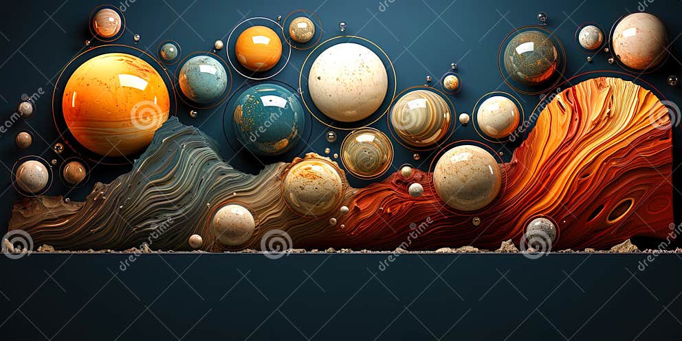 Interesting Forms and Patterns on the Surface of the Planets, Like Art ...