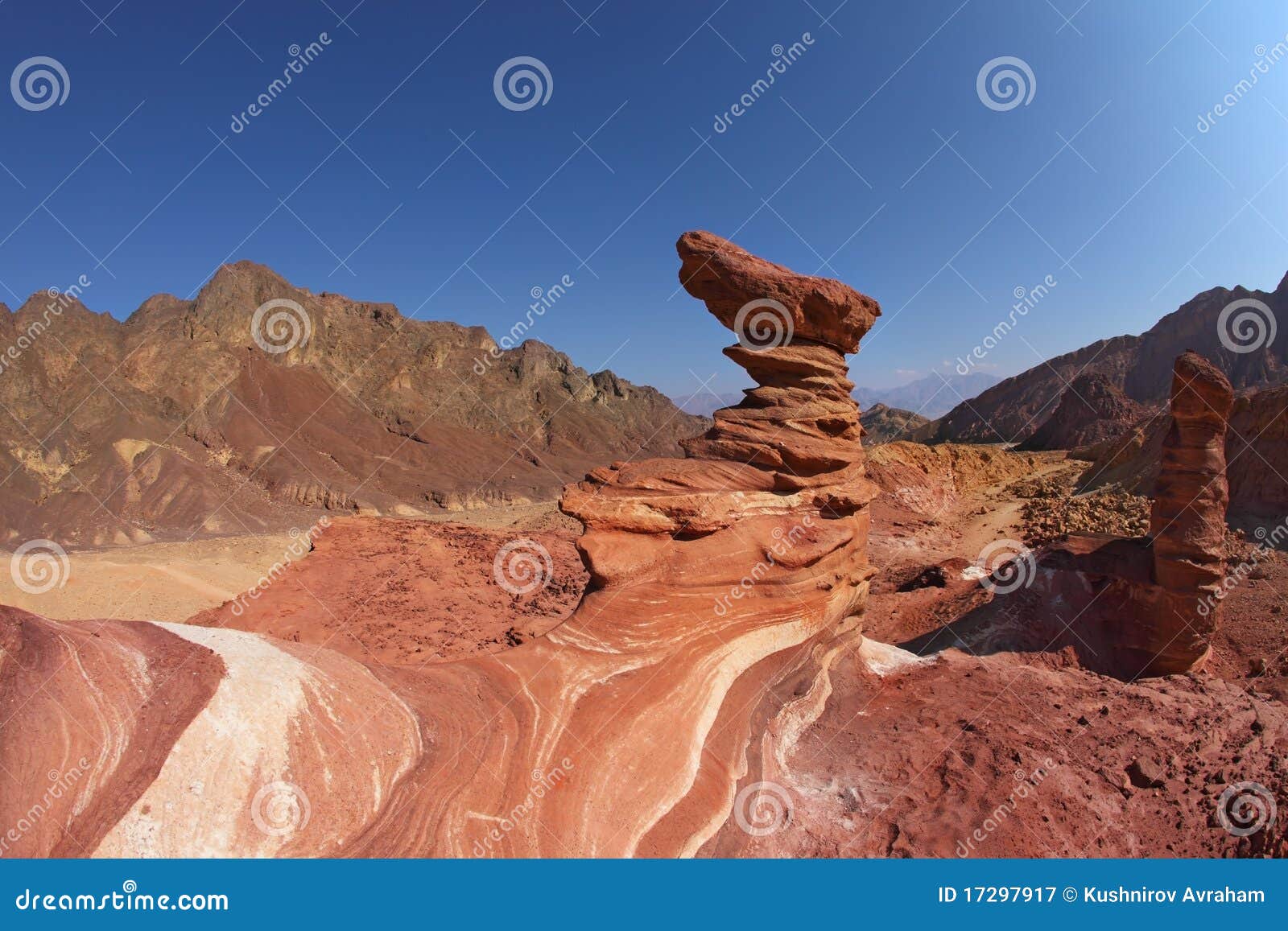 Interesting Forms of Sandstone - Hoodoos Stock Image - Image of ...