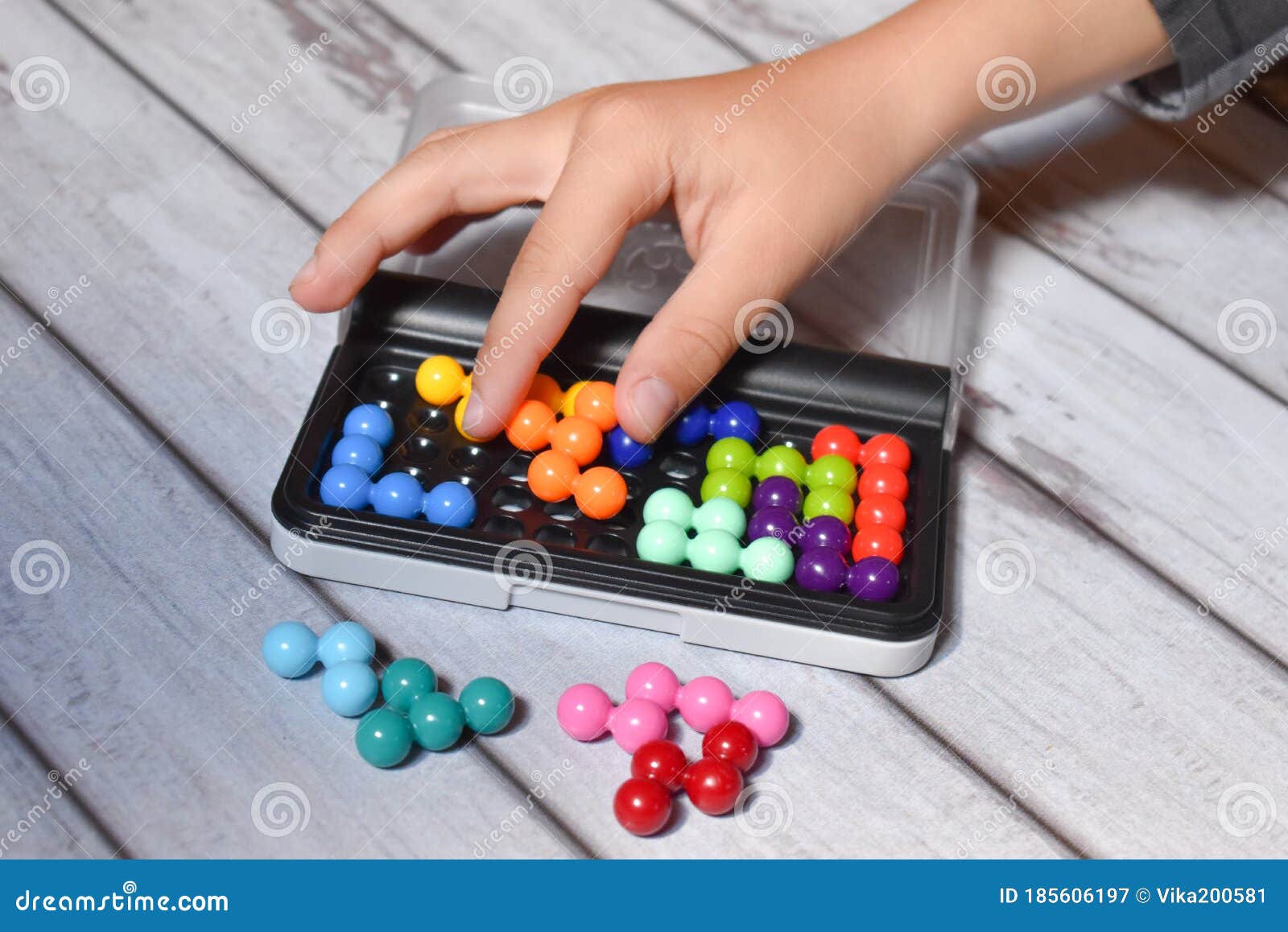 Interesting Game for Children To Develop Memory and Intelligence. Stock ...