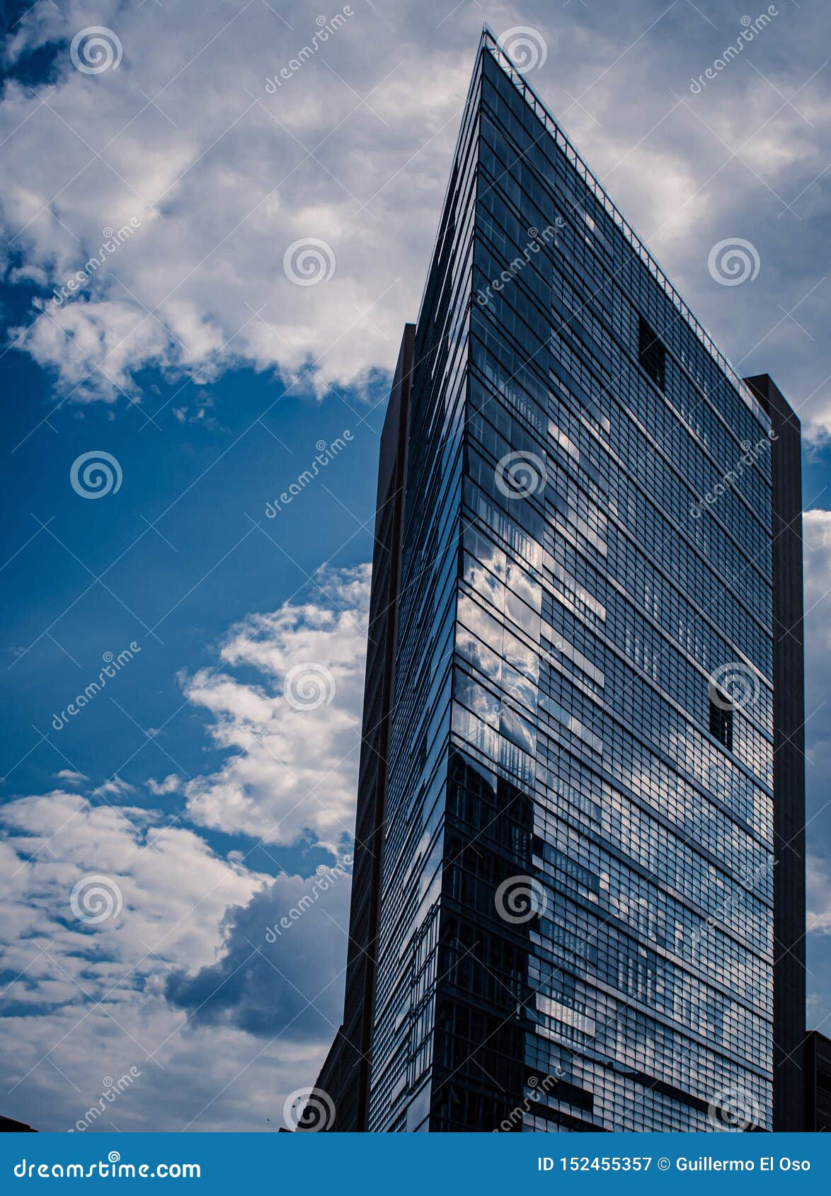 Interesting Glass Building in Modern Design Stock Image - Image of ...