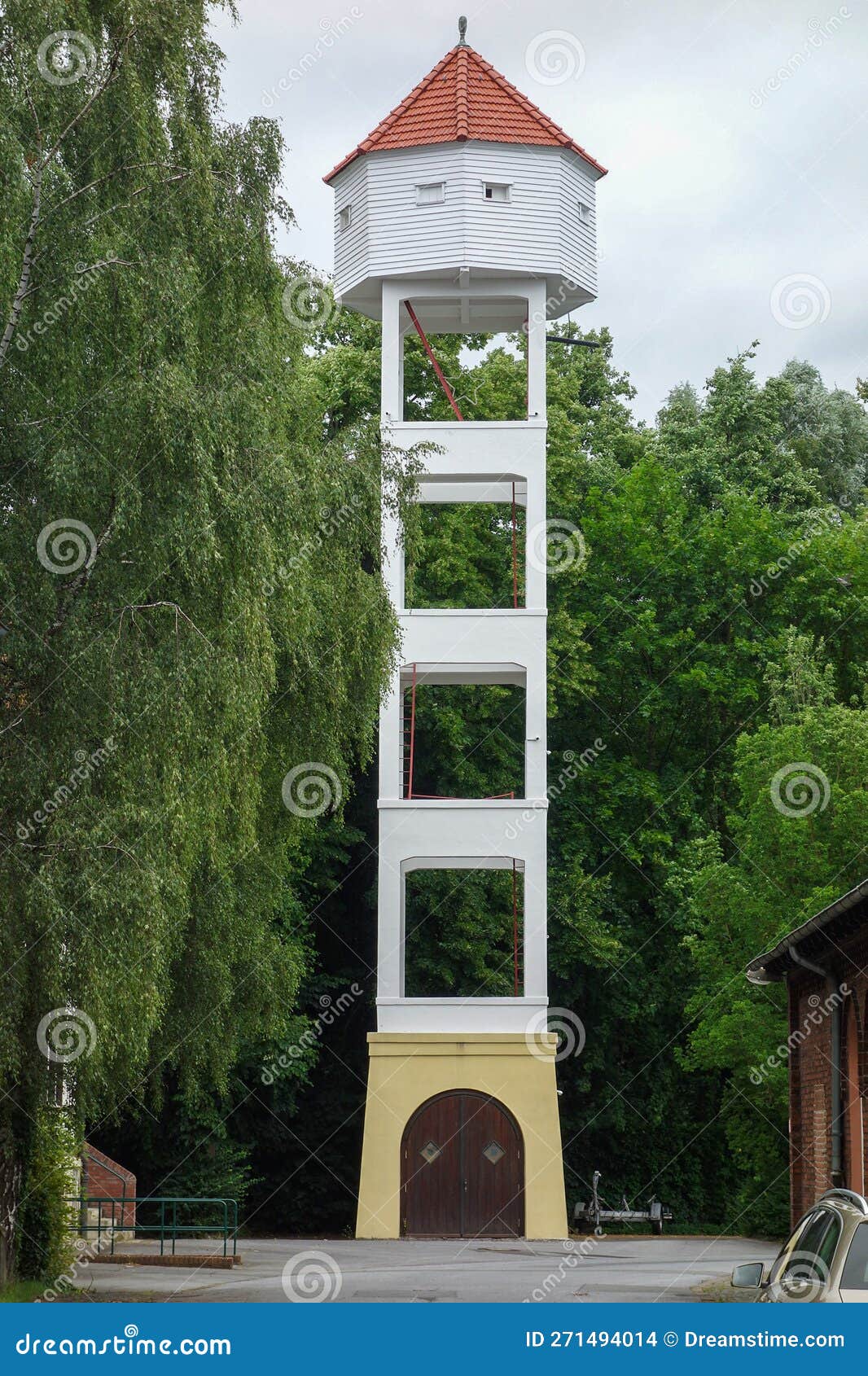 Interesting High Water Tower without Intermediate Floors in North-Rhine ...
