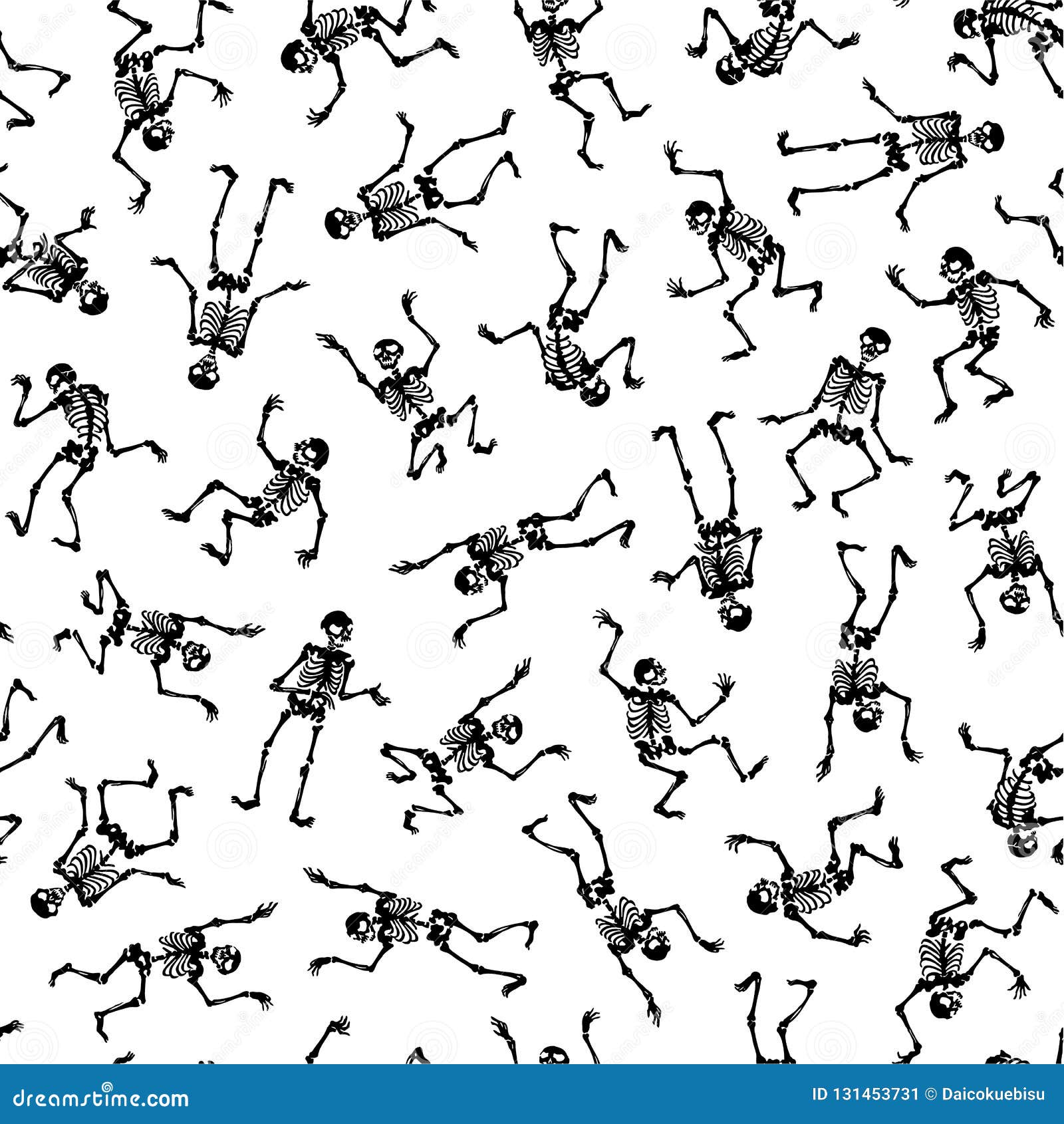 Interesting Human Bone Pattern, Stock Vector - Illustration of dead ...