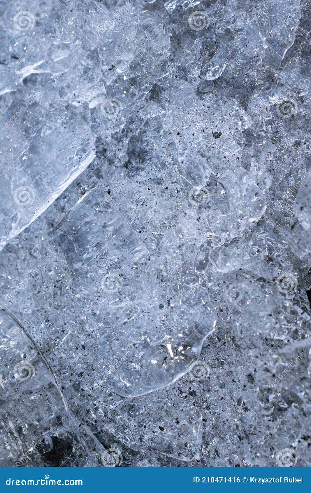 Interesting Ice Patterns on the Ground. Background Stock Photo - Image ...