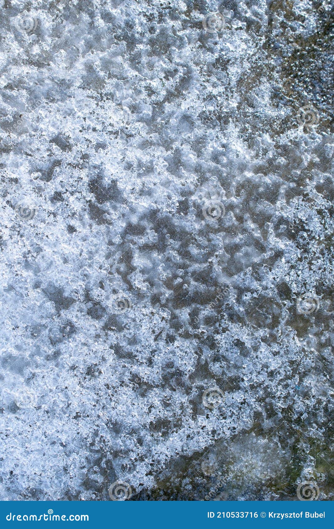Interesting Ice Patterns on the Ground. Background Stock Photo - Image ...