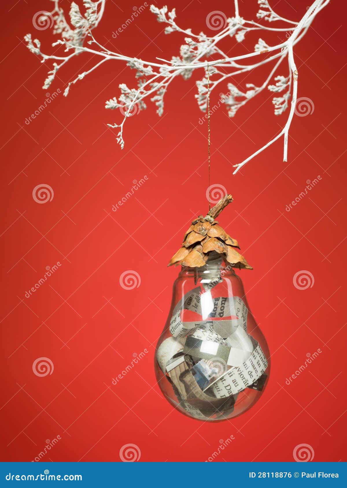 Interesting Idea for Christmas Decorations Stock Photo - Image of ...
