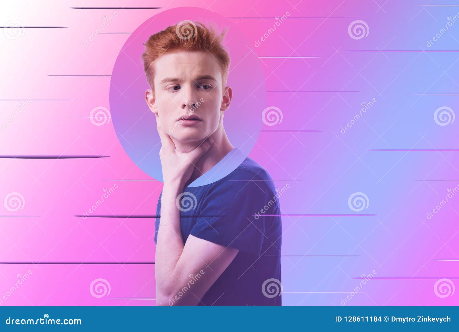 Concerned Uneasy Guy Having Thoughts Stock Photo - Image of male ...