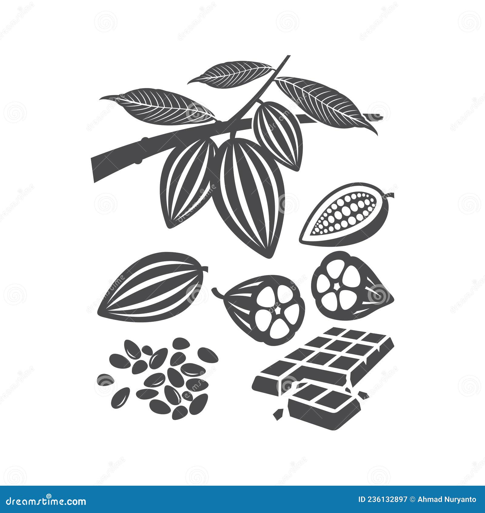 Interesting Illustration of Chocolate Processing Stock Vector ...