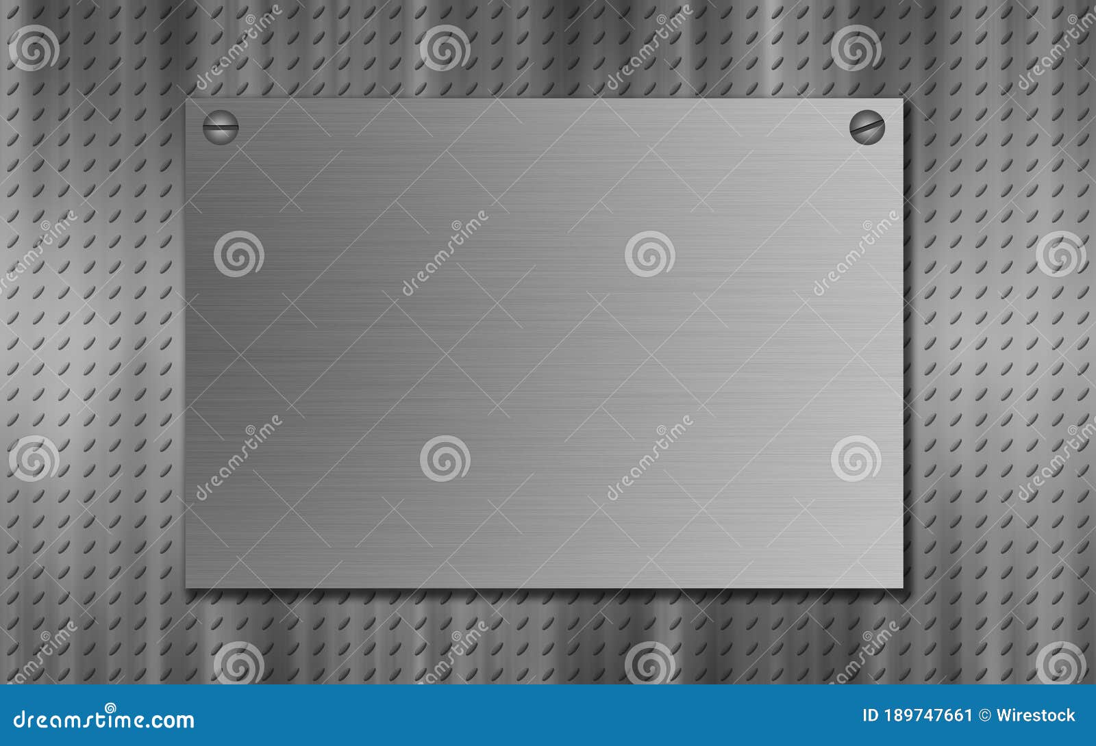 Interesting Illustration of a Clean Metal Surface with a Copy Space ...