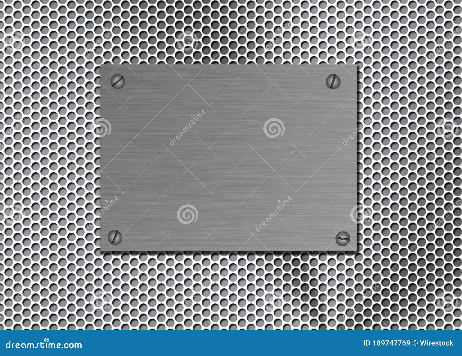 Interesting Illustration of a Clean Metal Surface with a Copy Space ...