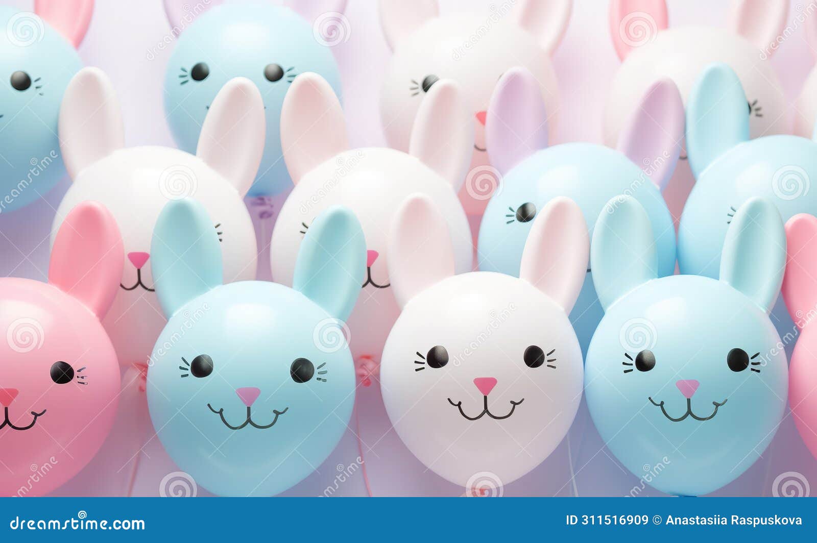 Interesting Inflatable Balls in the Shape of Rabbits for Easter Stock ...
