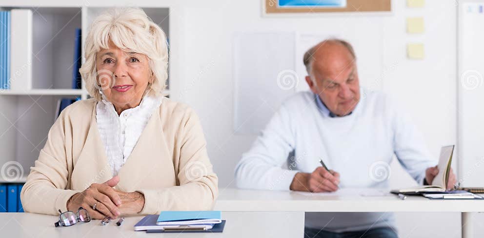 Interesting Lecture at University Stock Image - Image of interested ...