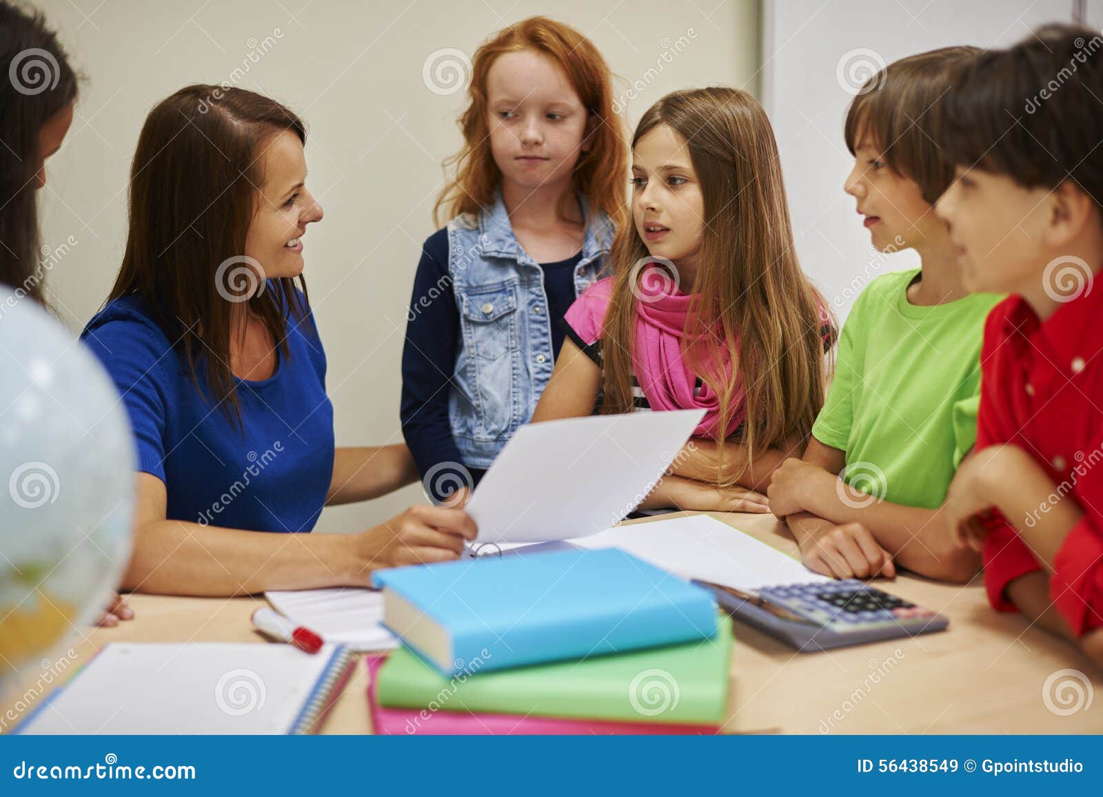 During the Interesting Lesson Stock Image - Image of aspirations ...