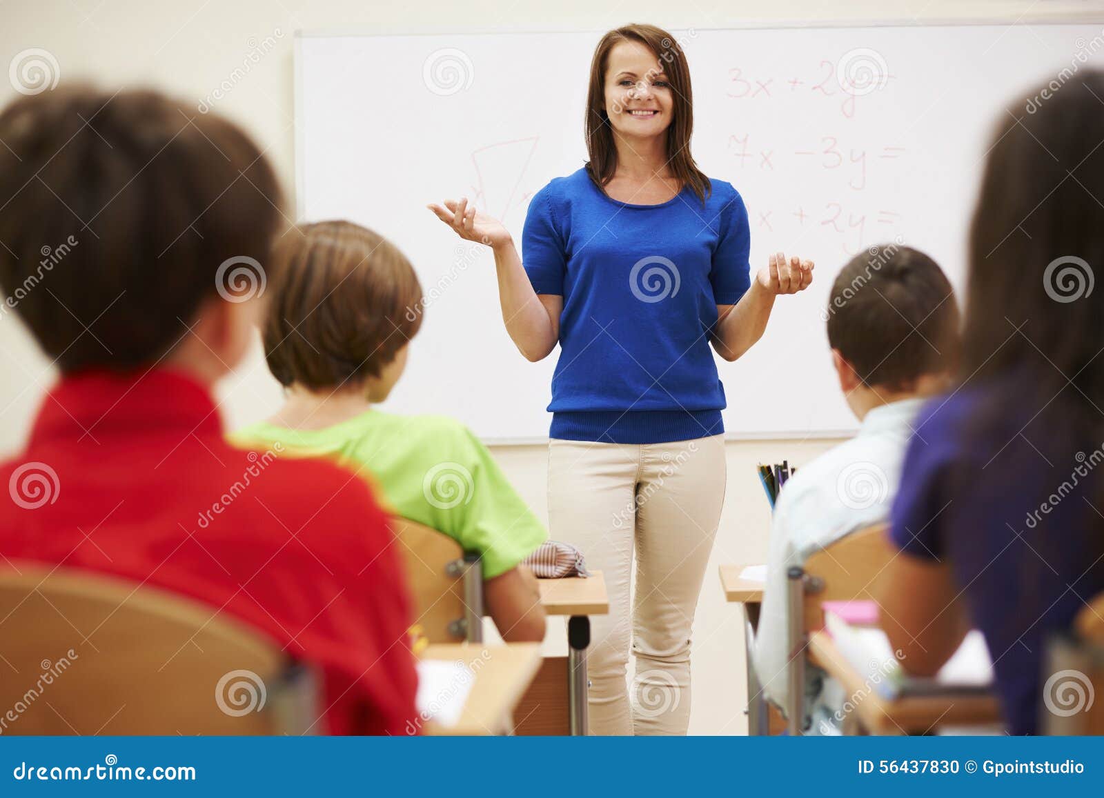 During the Interesting Lesson Stock Photo - Image of kids, knowledge ...