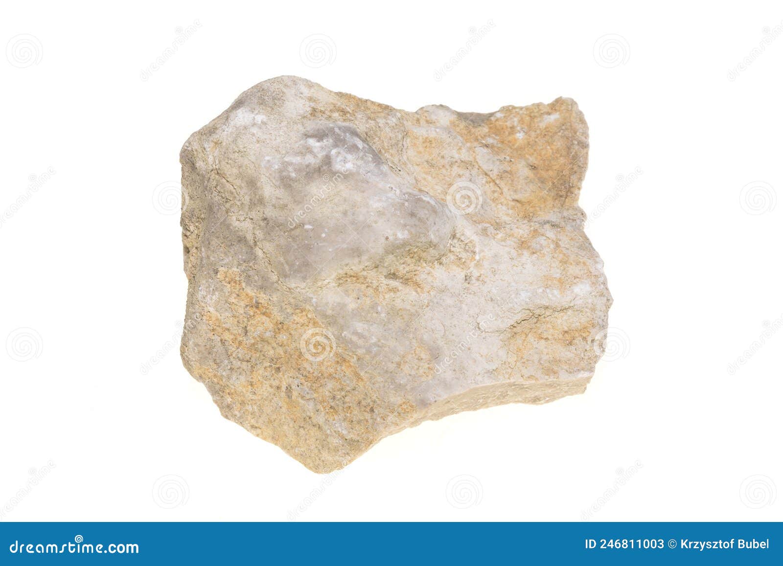 Interesting Limestone on a White Isolated Background Stock Image ...